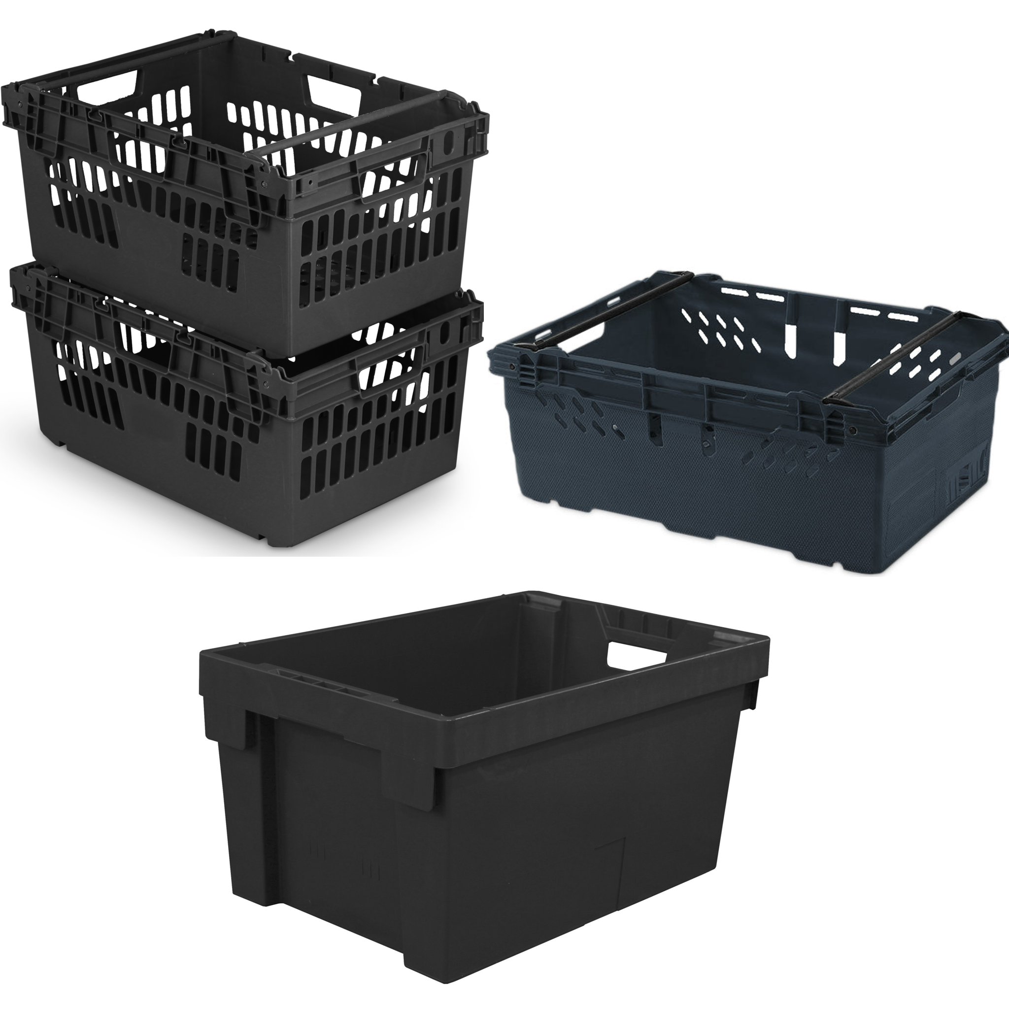 Eco Crates | Recycled Stack Nest Containers & Supermarket Crates ...
