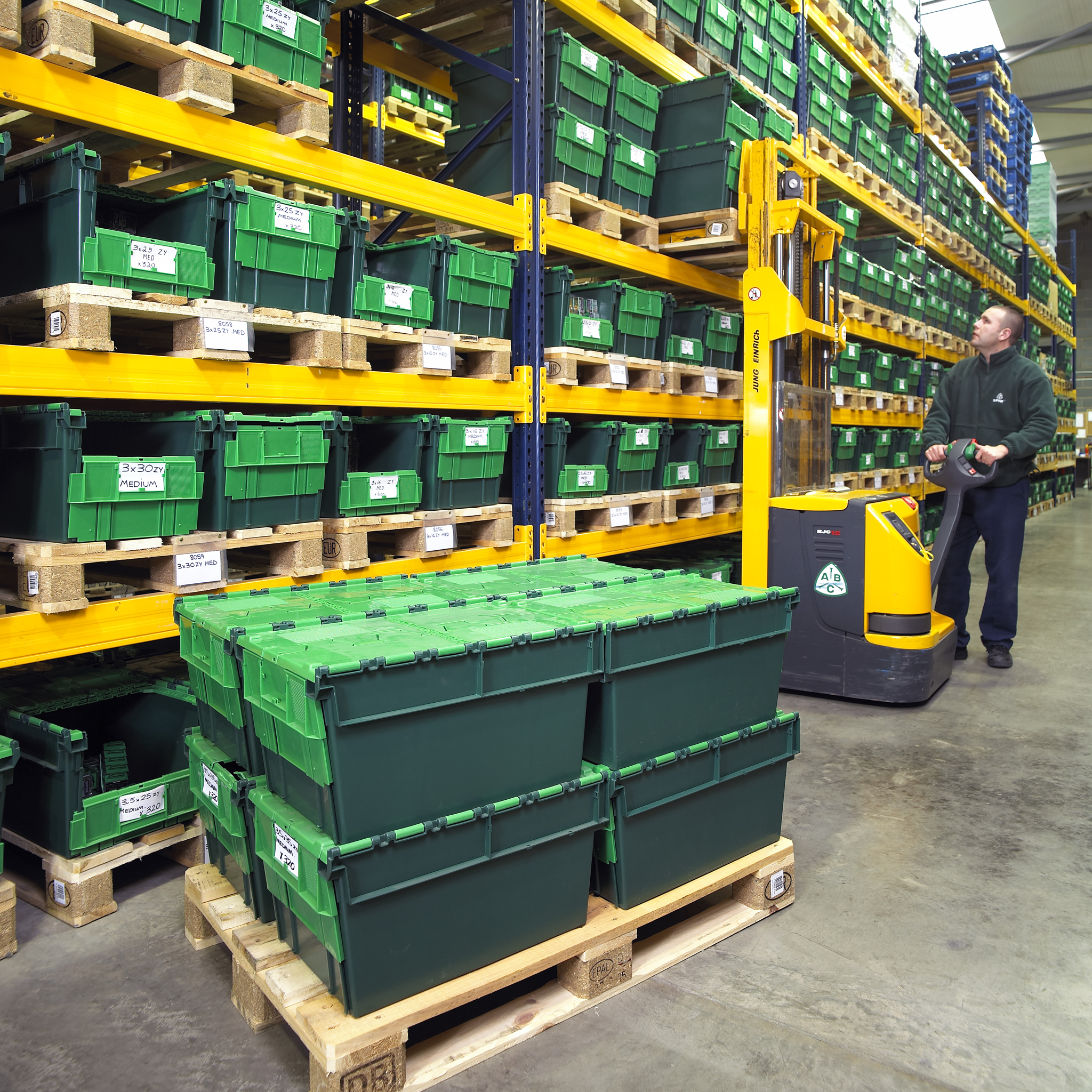 Warehouse & Distribution Storage | Industrial Containers | Logistics ...