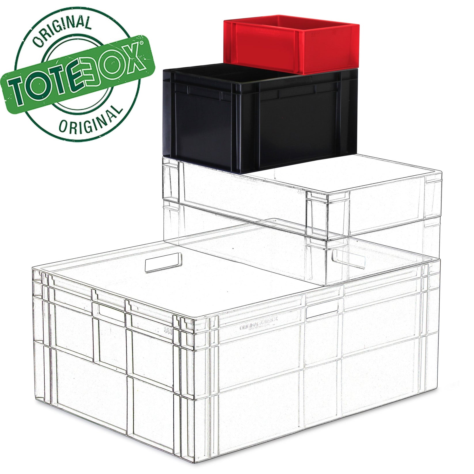 Heavy Duty Euro Stacking Containers – TOTEBOX
